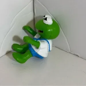 Vintage | Toys | 33 Vintage Jim Henson Baby Kermit The Frog Pvc ...